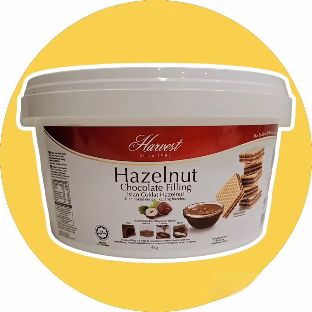 Harvest Hazelnut Chocolate Filling 4kg Isian Coklat Hazelnut | Shopee ...