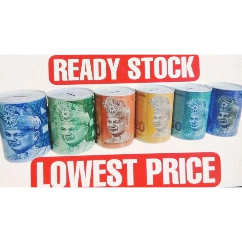 Tabung Duit Syiling/tabung Duit Kertas/tabung Duit Coin Bank | Shopee ...