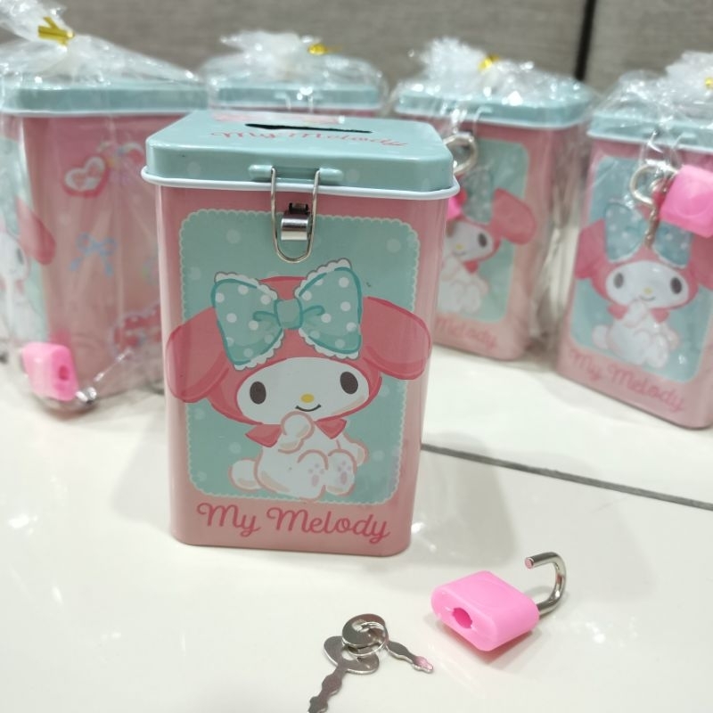★ReadyStock★Sanrio Melody Small Money Box Coin Box 三丽鸥美乐蒂存钱罐 | Shopee ...