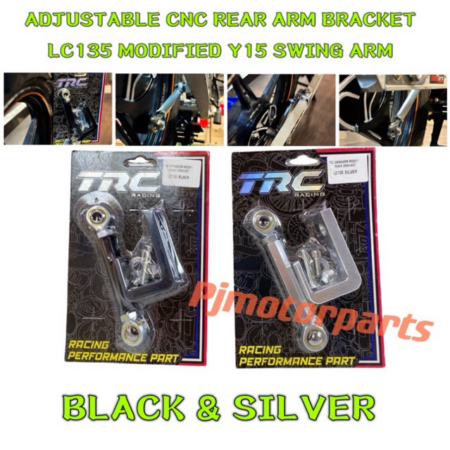 TRC SWING ARM Y15 TO LC135 ADJUSTABLE CNC REAR STOPPER BRACKET LC135 ...