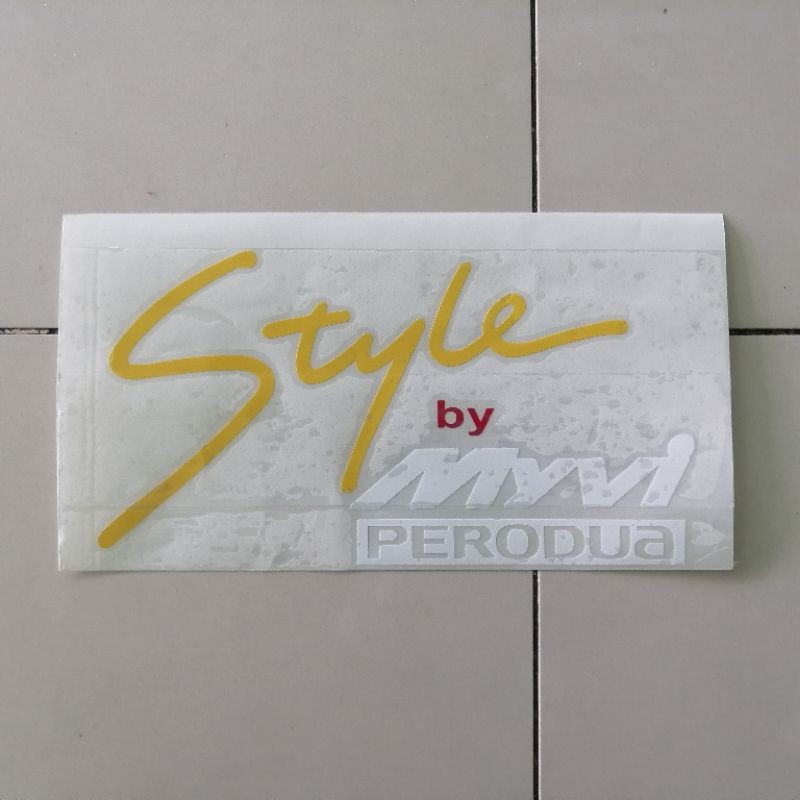Sticker style by perodua myvi | Shopee Malaysia