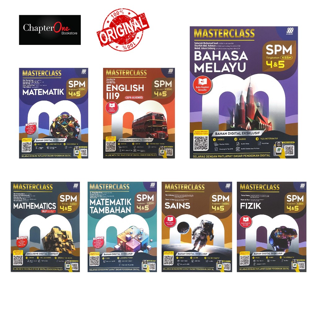[Sasbadi] Masterclass SPM KSSM | Tingkatan 4 & 5 (2024) | Shopee Malaysia