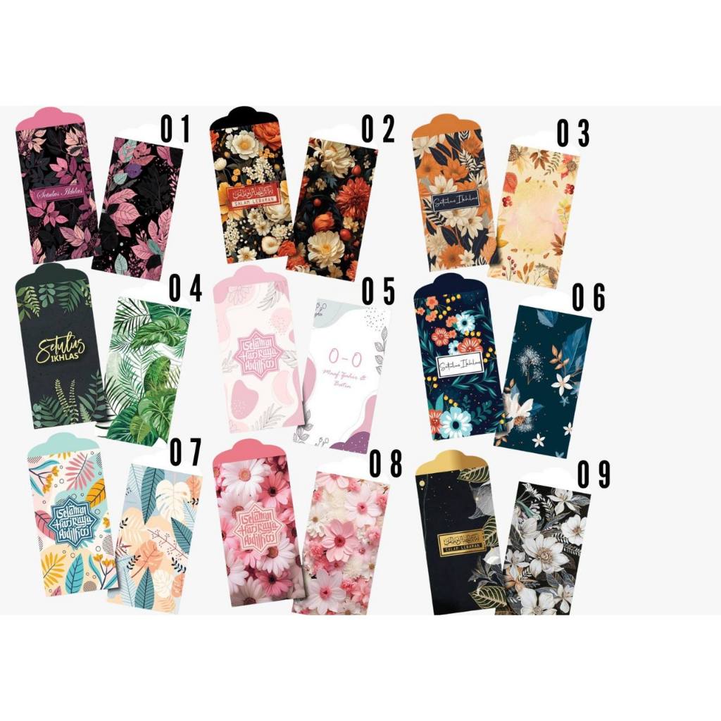 SAMPUL RAYA VIRAL 2024(ISLAMIC/FLOWER/MONTAJ) | Shopee Malaysia