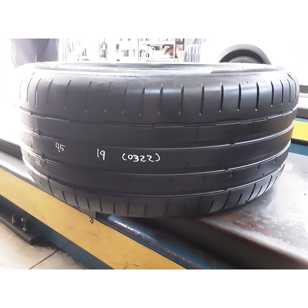 Used Tyre Secondhand Tayar HANKOOK S1 EVO3 (EV) 255/45R19 70% Bunga Per ...