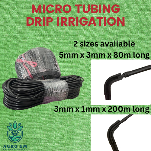 Drip Irrigation Micro Tubing Micro tube fertigasi Mikro tube ...
