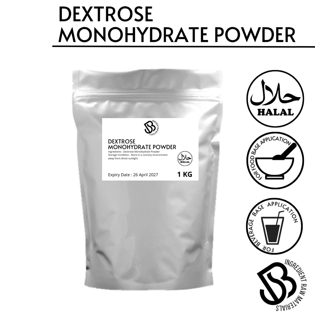 Dextrose Monohydrate Powder 一水葡萄糖 /葡萄糖 Food Grade - Sweetener | Shopee ...