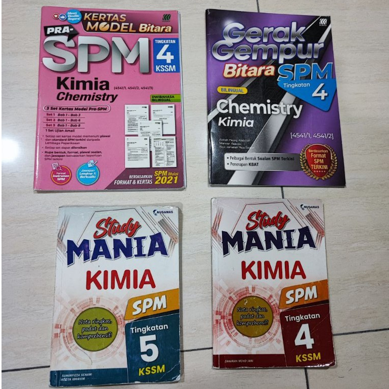 Buku Rujukan / Latihan A+ SPM Kimia [KSSM] | Shopee Malaysia