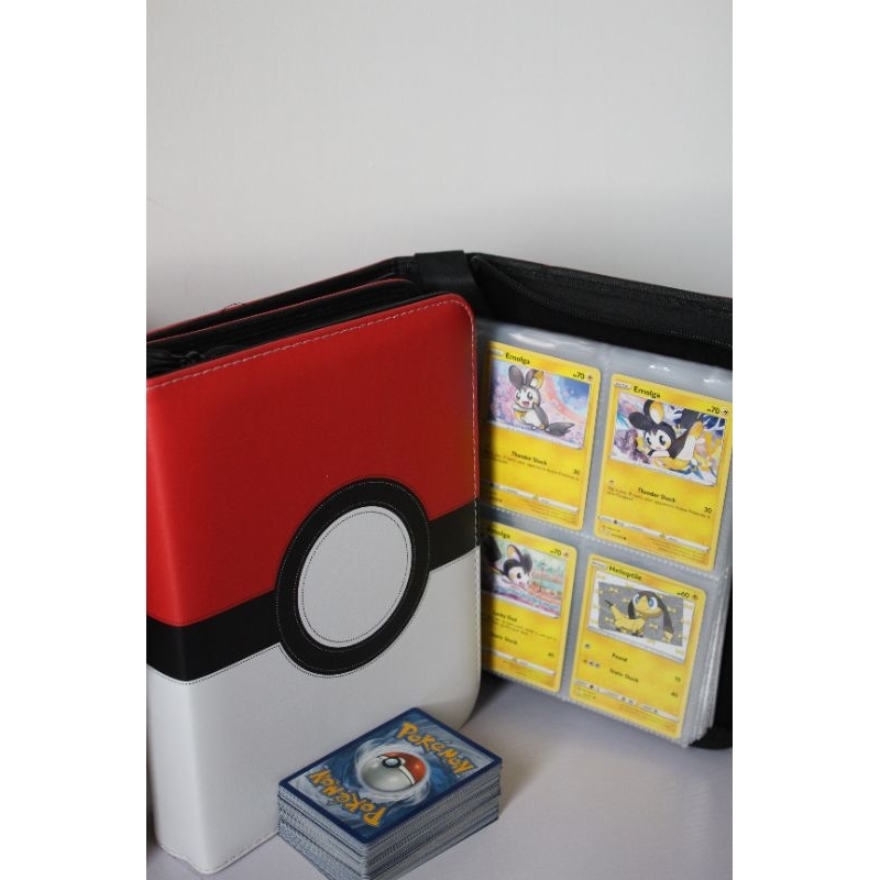 Pokemon 400pcs Card Binder with zipper (including 100pcs random pokemon ...