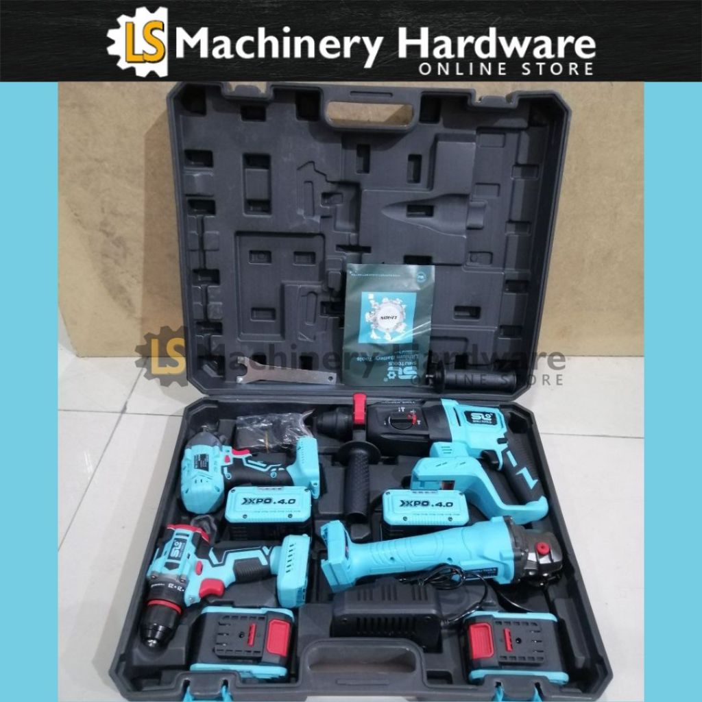 Shili Tools 21V Cordless 4 in 1 Combo Set - 6 Months Warranty | Shopee ...
