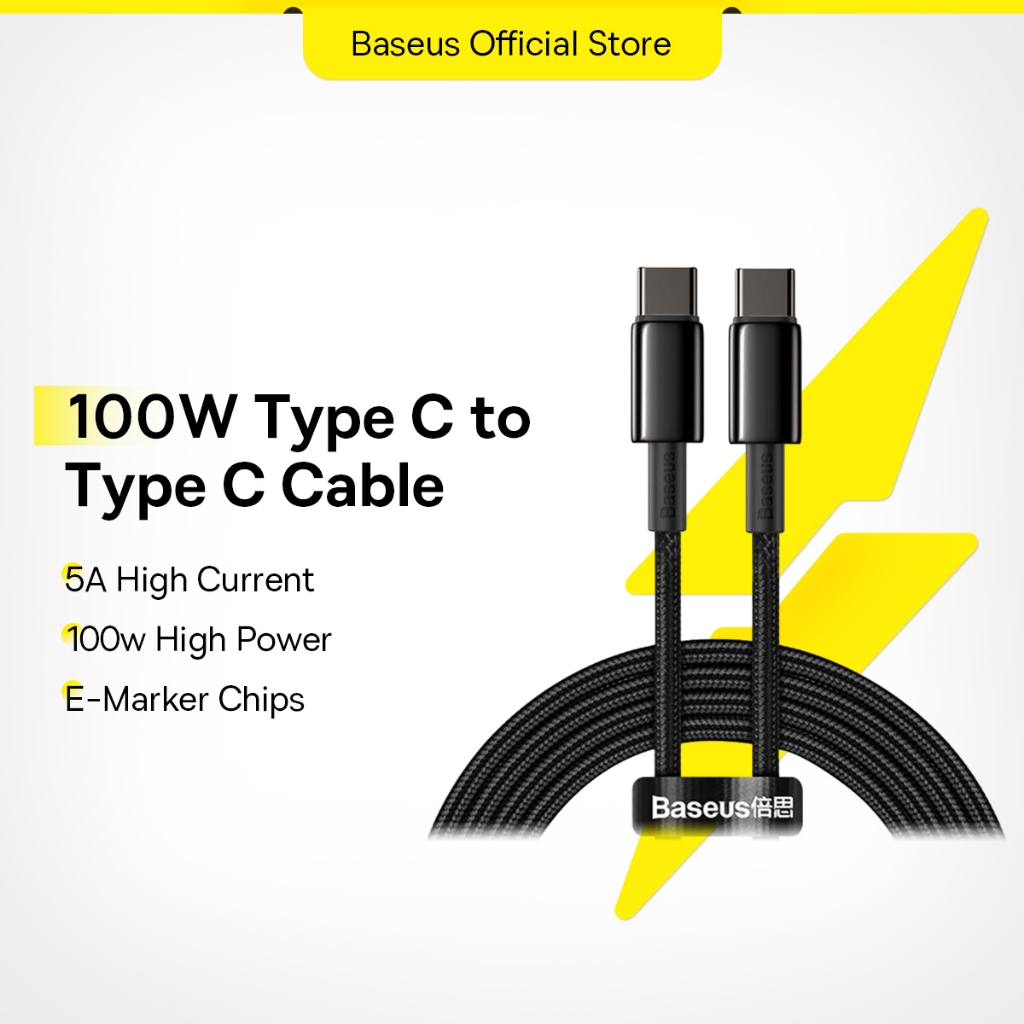 Baseus Pro Quick Charge 4.0 PD USB C To USB Type C Cable For Phone ...