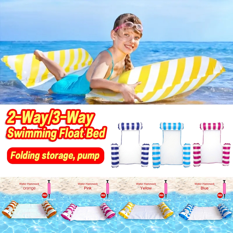 Floating Hammock Swimming Pools Seats Floating Chair Easy Inflatable ...