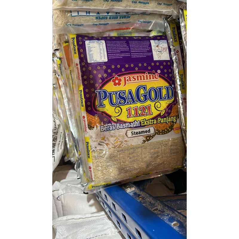 100% ORIGINAL Jasmine Pusa Gold Steamed 5KG PusaGold | Shopee Malaysia