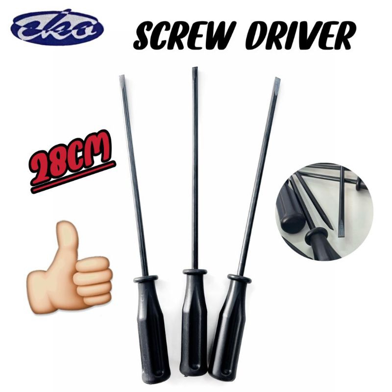 Screw Drive 28CM / Pembuka Skru Mesin Jahit / Big Screw Driver / Repair ...
