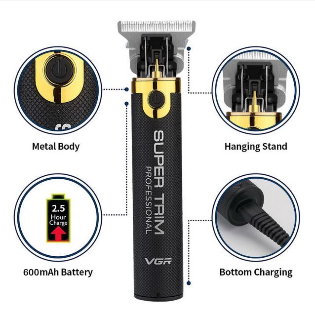 Original VGR V-082 Zero Adjustable Professional Rechargeable Hair Trimmer Hair Cutter Hair ...