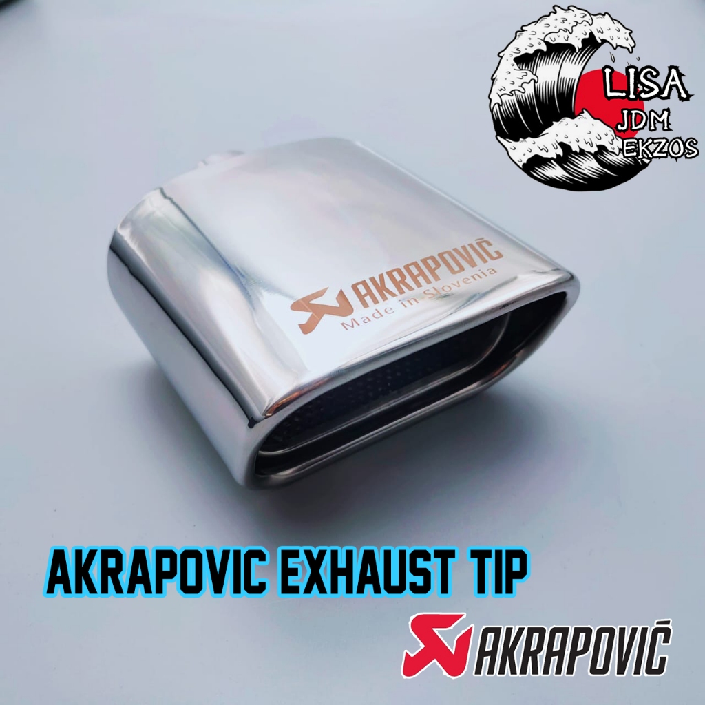 Exhaust Tip HKS AKRAPOVIC Hi-power Wira Waja Perdana ekzos tailpipe tip ...