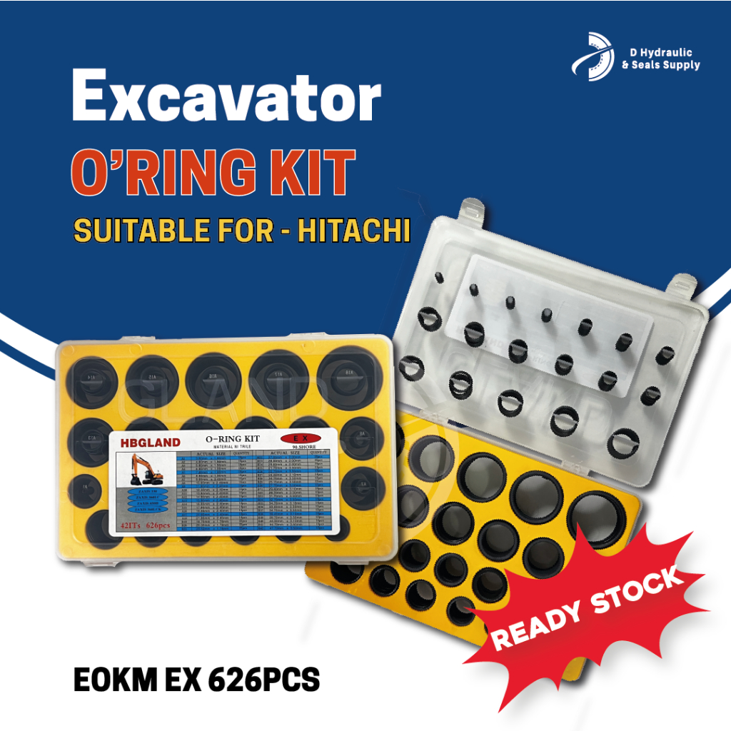 Hitachi Kobelco Volvo Hydraulic Excavator O-Ring Kit O-Ring Box 1 Box ...