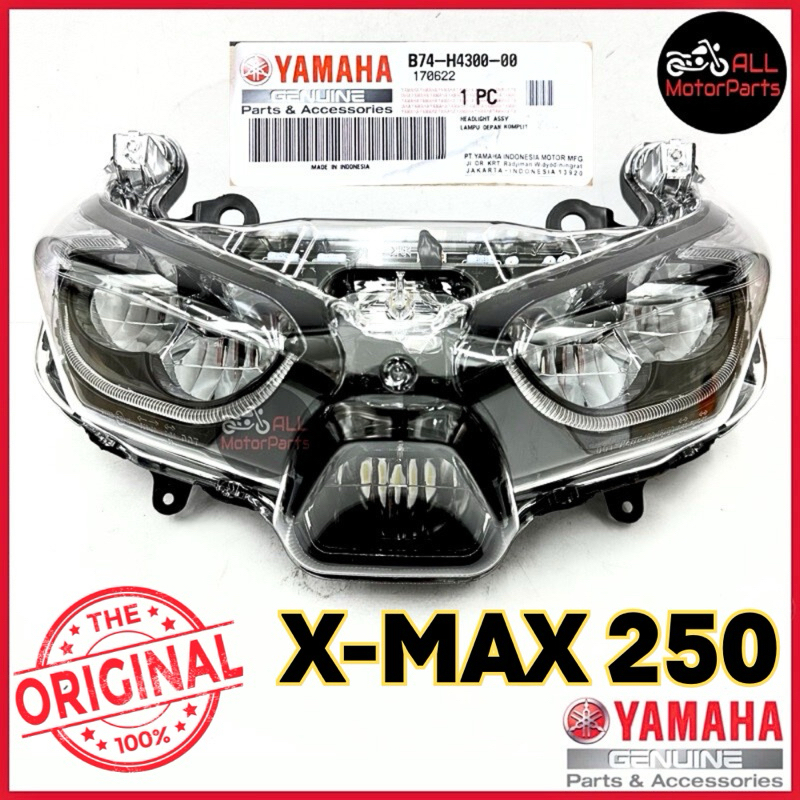 [100% ORI] XMAX 250 X MAX HEADLIGHT ASSY LAMPU DEPAN XMAX HEAD LAMP B74 ...