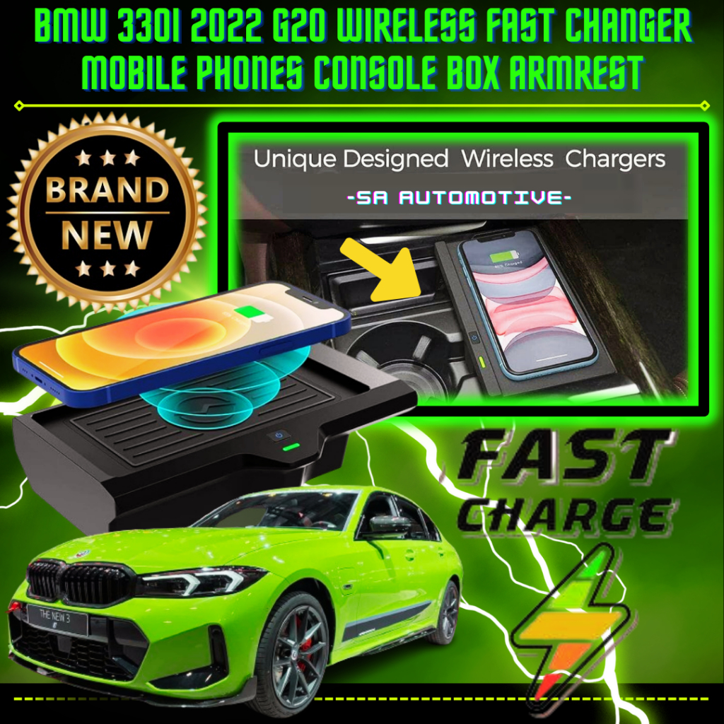 BMW 330I 2022 G20 WIRELESS FAST CHANGER MOBILE PHONES CONSOLE BOX ...