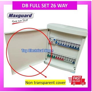 DB BOX 26 WAY (FULL SET) EPS/MAXGUARD DISTRIBUTION BOARD SIRIM APPROVED ...