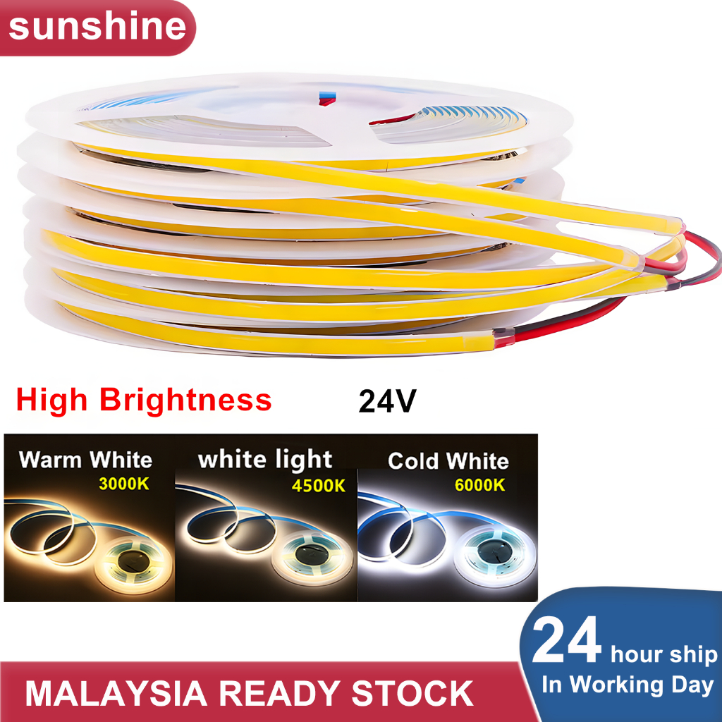 COB light strip DC24V stickable ceiling light strip home decoration ...