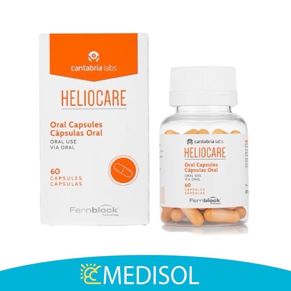 Medisol Heliocare Oral Sun Protection Capsules 60 Capsules | Shopee ...