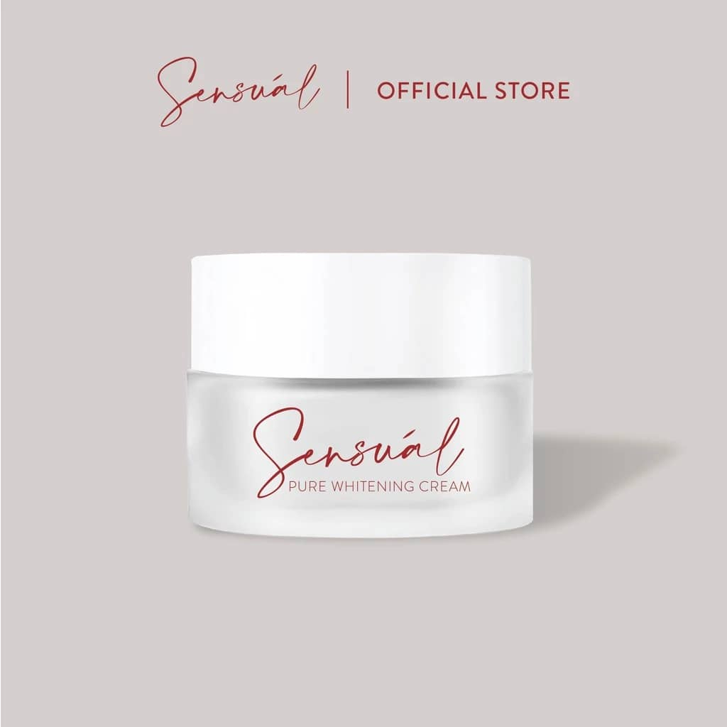 SENSUAL Pure Whitening Cream 净白透亮精华霜 25g | Shopee Malaysia