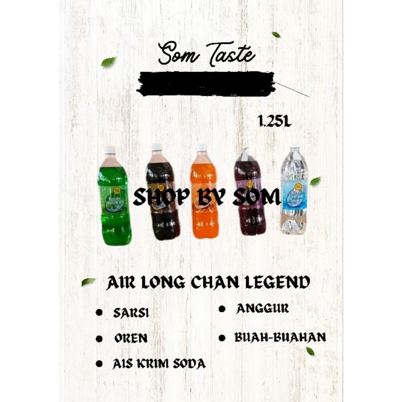 Air long chan 1.25L (Botol plastik) | Shopee Malaysia
