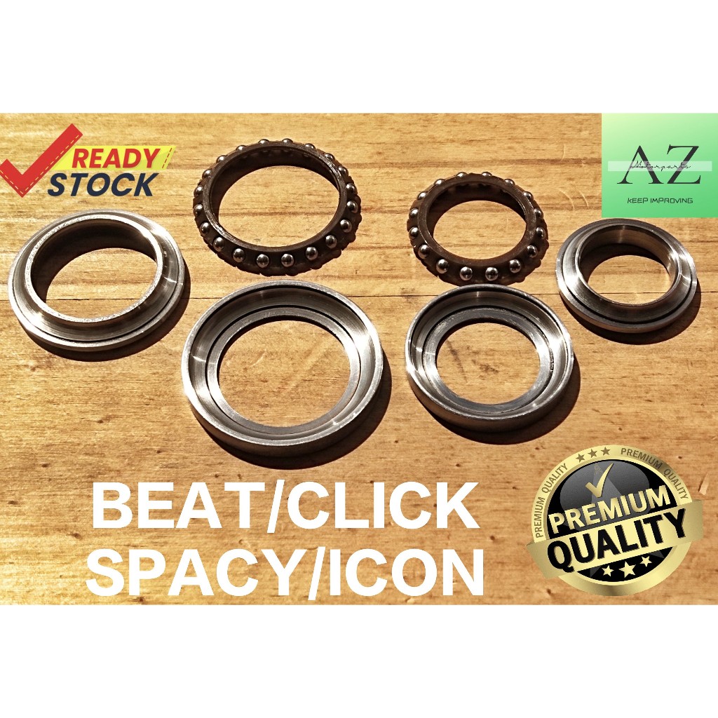 HONDA BEAT / CLICK / ICON / SPACY STEERING CONE / CONE BEARING BALL ...