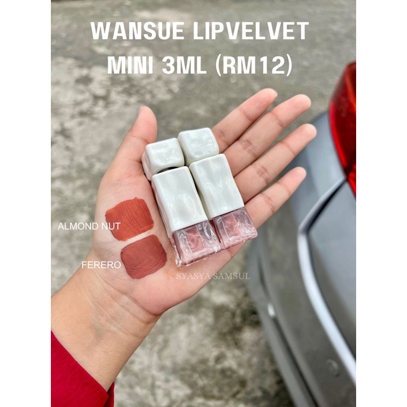 LIPMATE WANSUE LIPVELVET MINI 3ML | Shopee Malaysia