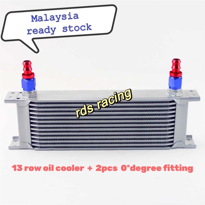 British Style Universal Car Oil Cooler Silver 13 Row AN10 - (FREE 0 ...