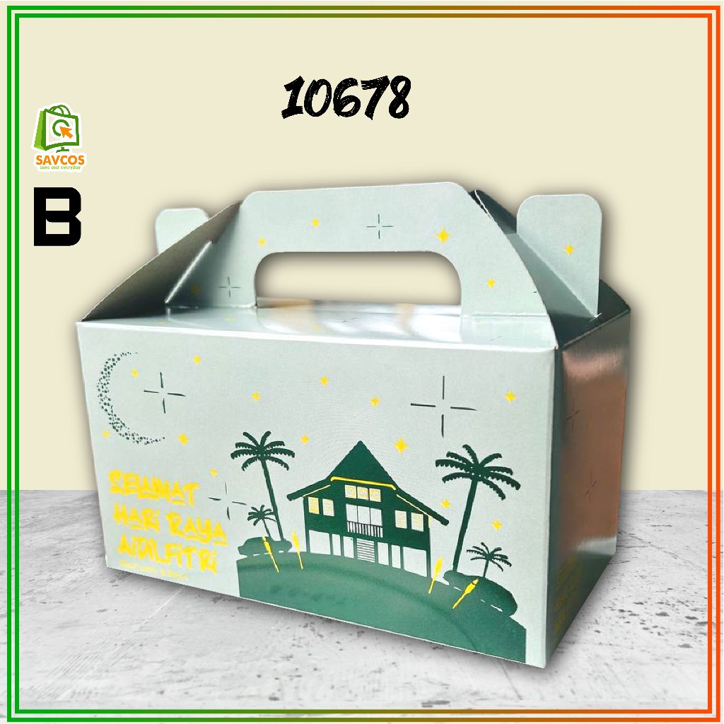 2024 Hari Raya Aidilfitri Gift Box Kotak Kuih Raya Packaging Gift Bag ...