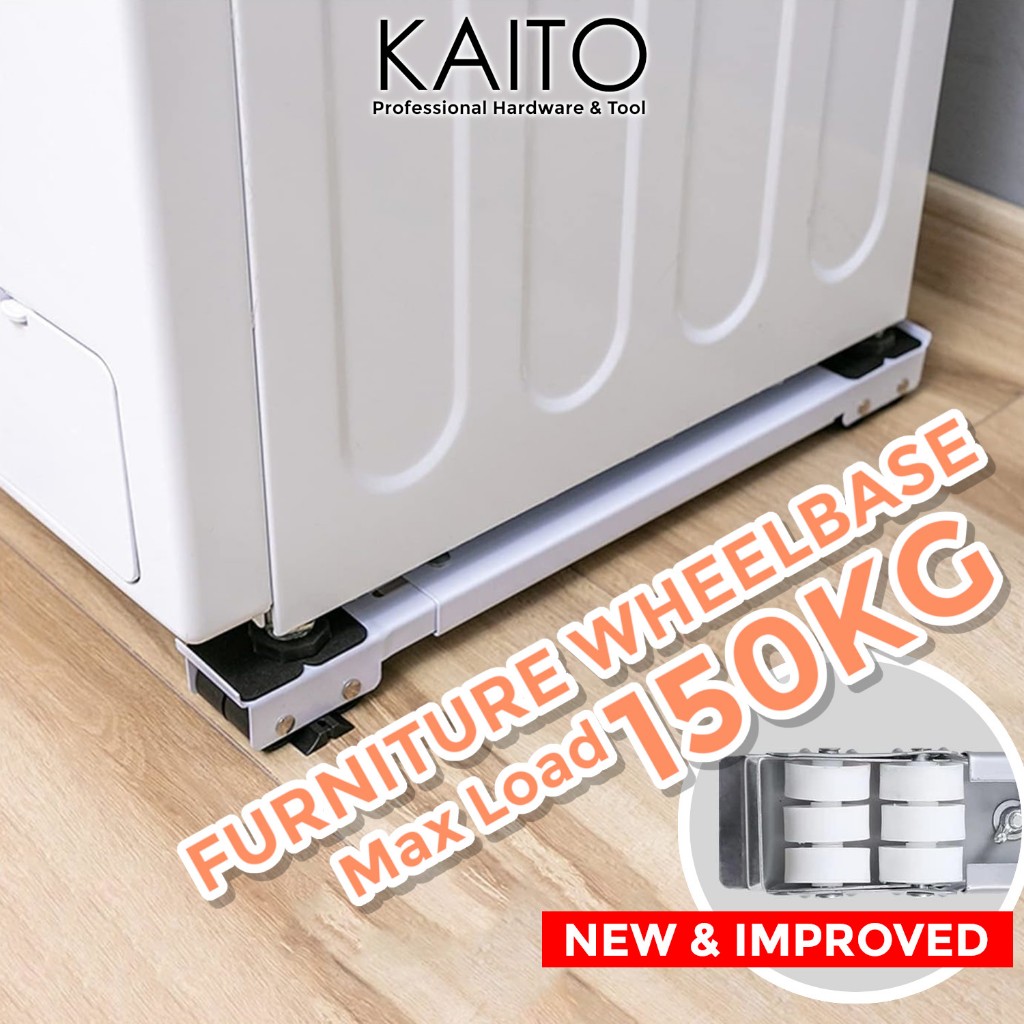Washing Machine Stand Wheel Base Tapak Pelapik Alas Kaki Roda Mesin ...