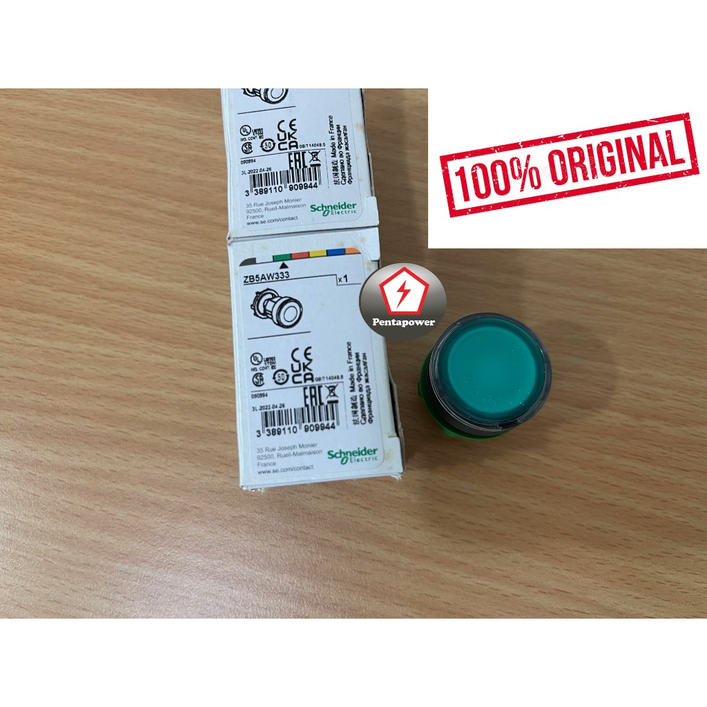 SCHNEIDER ZB5AW333 Head for illuminated push button, Harmony XB5 ...