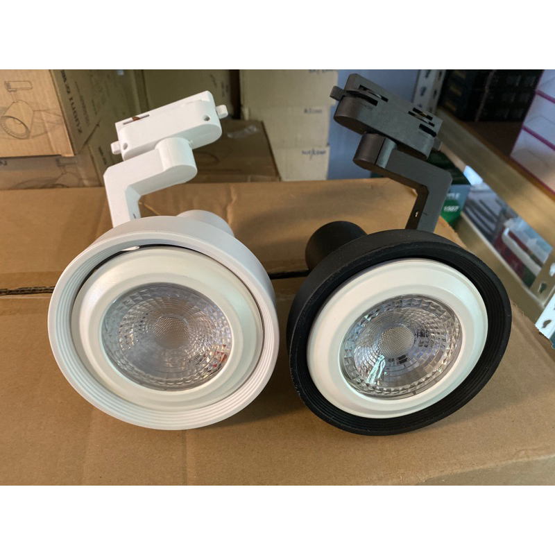 PAR30 E27 Track Light Casing Black / White / 15W Bulb | Shopee Malaysia