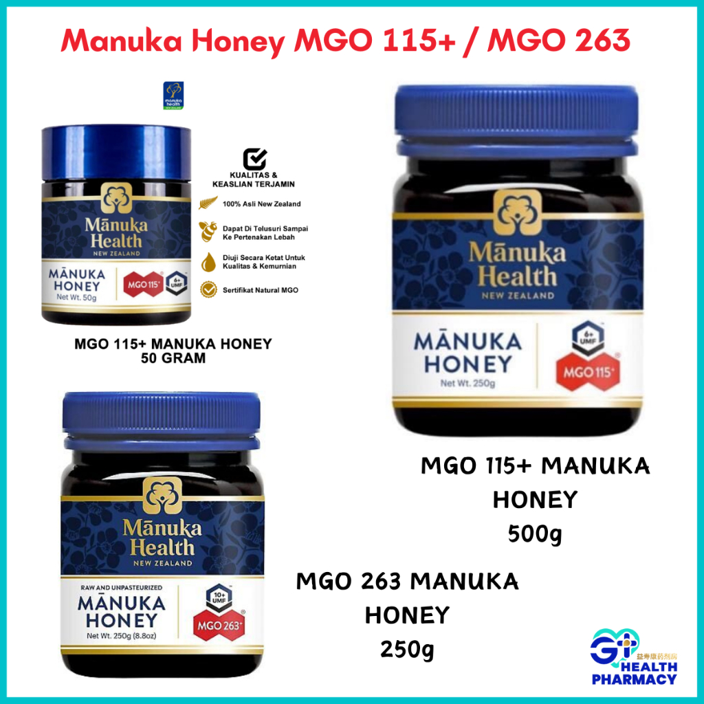 MANUKA HEALTH New Zealand MANUKA HONEY MGO 115+ (50g) | Shopee Malaysia