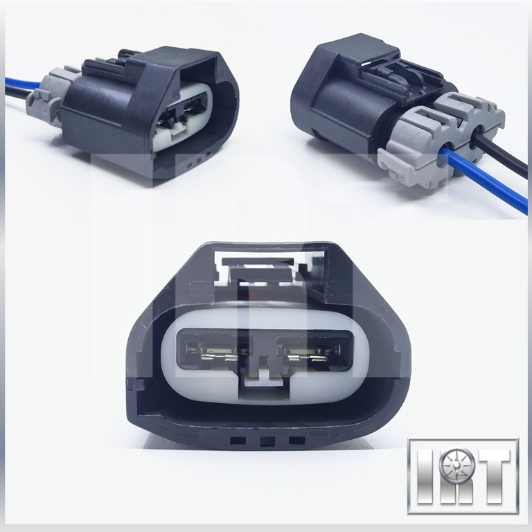 2 Pin Power Steering Pump Socket Ford Radiator Fan Motor Connector ...