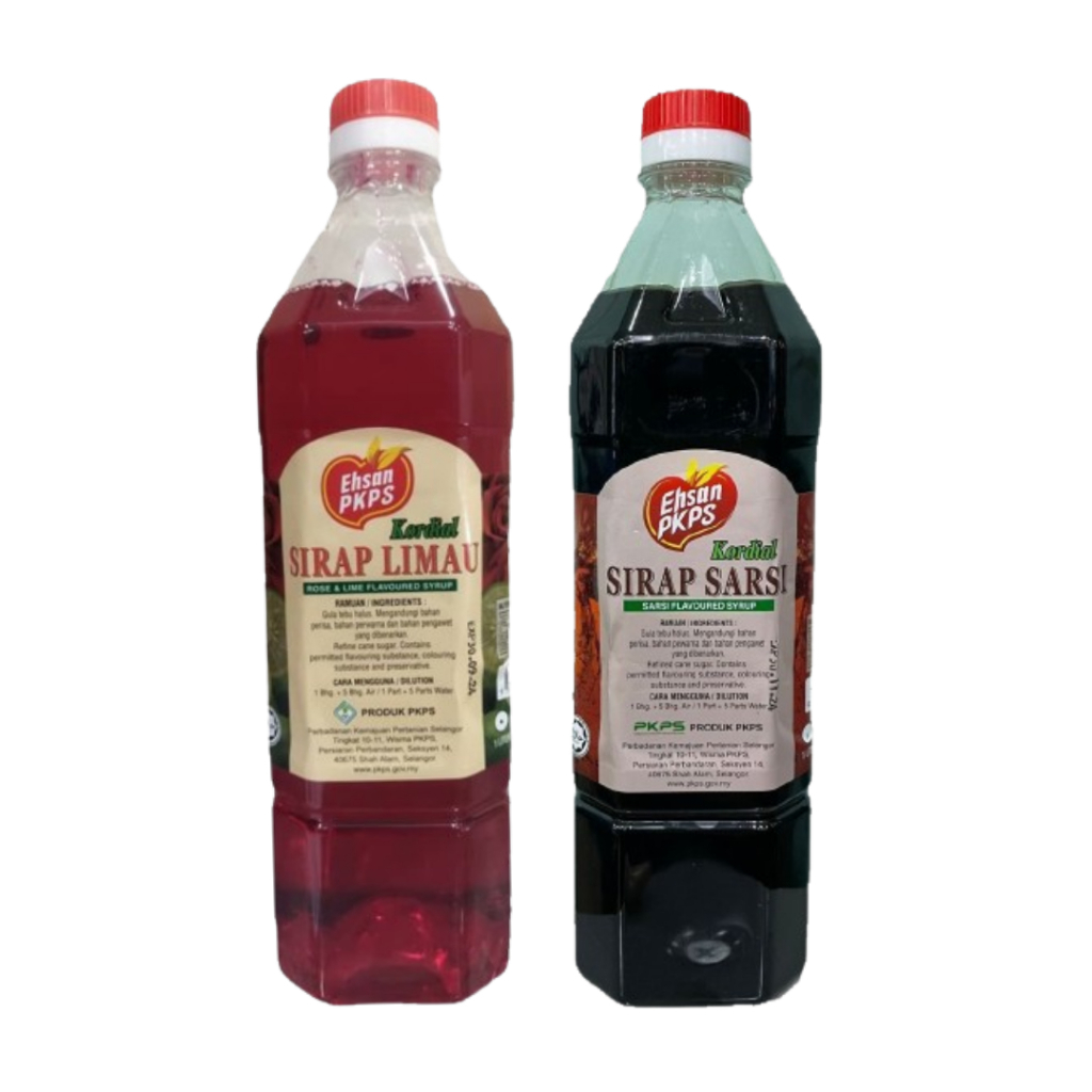 Kordial Sirap Limau dan Sarsi (1 liter) | Shopee Malaysia