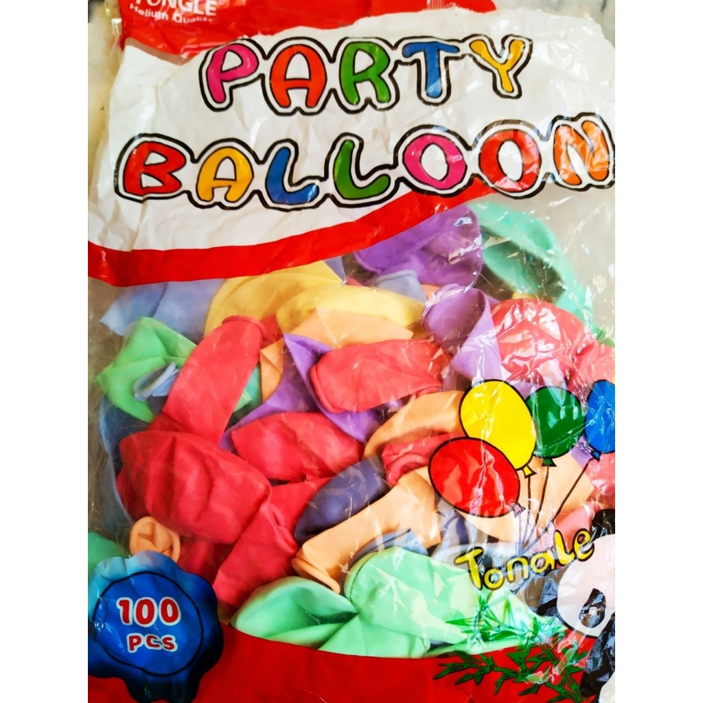 PARTY BALLOONS 100PCS | Shopee Malaysia