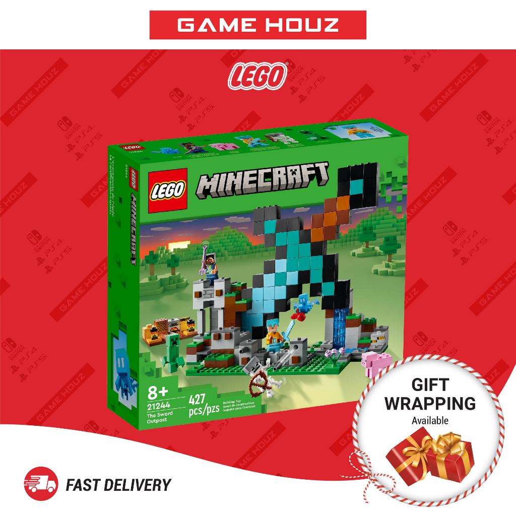 LEGO Minecraft The Sword Outpost (LG21244) | Shopee Malaysia