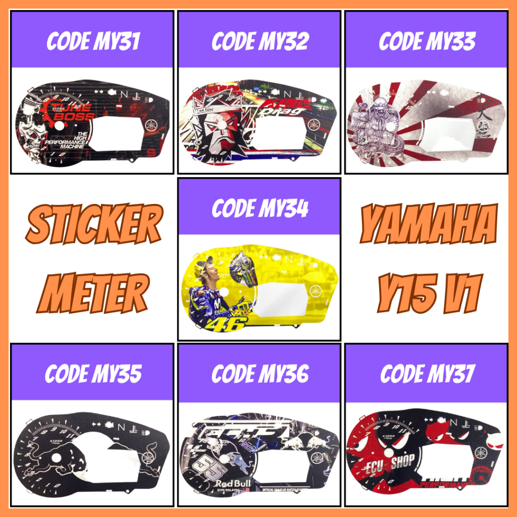YAMAHA Y15ZR Y15 METER STICKER V1 READY STOCK STICKER METER YAMAHA Y15 ...