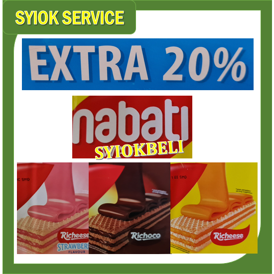 NABATI WAFER EXTRA 20% (37G X 10'S) | Shopee Malaysia