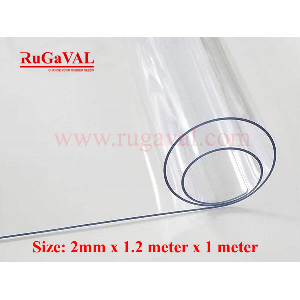 Clear PVC Sheet I Transparent Sheet I Thickness I 2mm(Thk)x1.2mtr(W ...