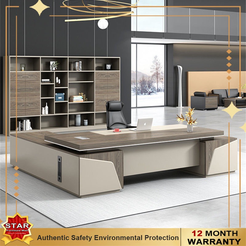 Boss Desk and Chair Combination Manager Table President Table ...