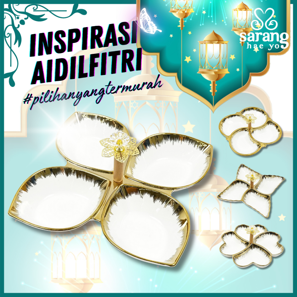 Raya Tray Bekas Kuih Raya Ceramic Tray Balang Kuih Balang Raya Hidang ...