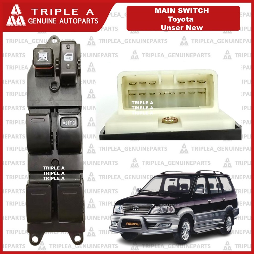 Toyota Unser New Main Switch Power Window Main Switch Master Driver ...