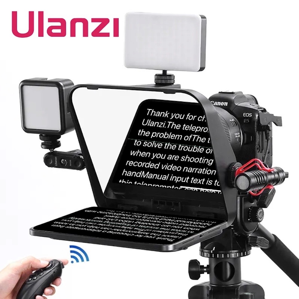 Ulanzi RT02 Universal Teleprompter Remote Control Camera Lens Adapter ...