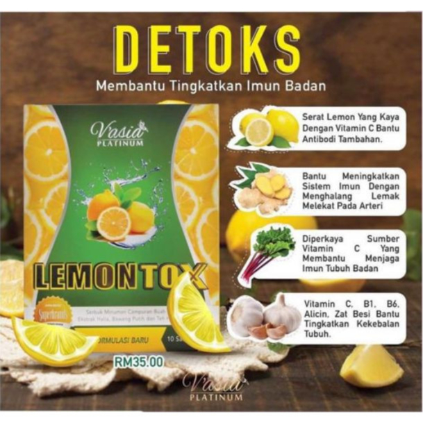 🍀V'Asia Lemon Tox (10s X 15g) & COCOA CUT (10s X 20g) & DUTOX PINEAPPLE ...