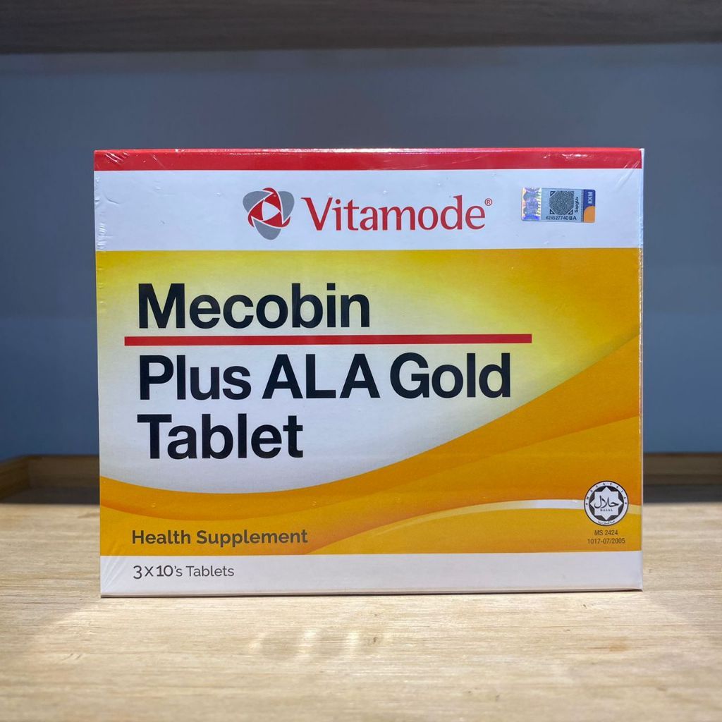Vitamode Mecobin Plus ALA Gold Tablet 3 x 10 tablets | Shopee Malaysia