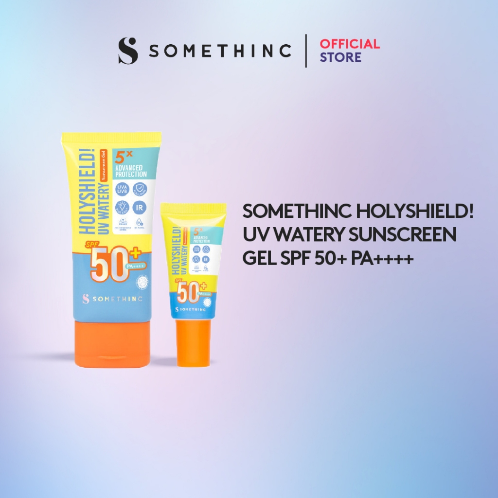 SOMETHINC Holyshield! UV Watery Sunscreen Gel SPF 50+ PA++++ | Shopee ...