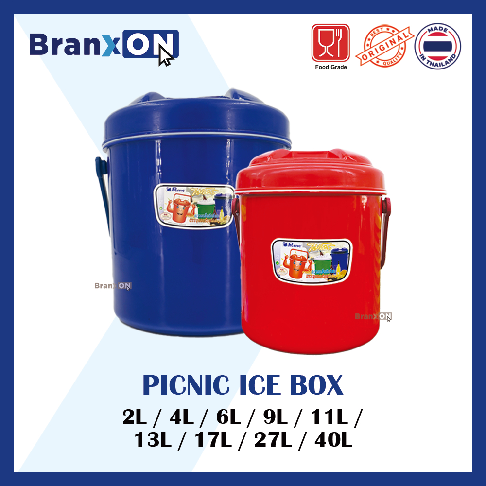 PICNIC ICE BOX Cooler Bekas Air Camping Box Fishing Food Storage ...